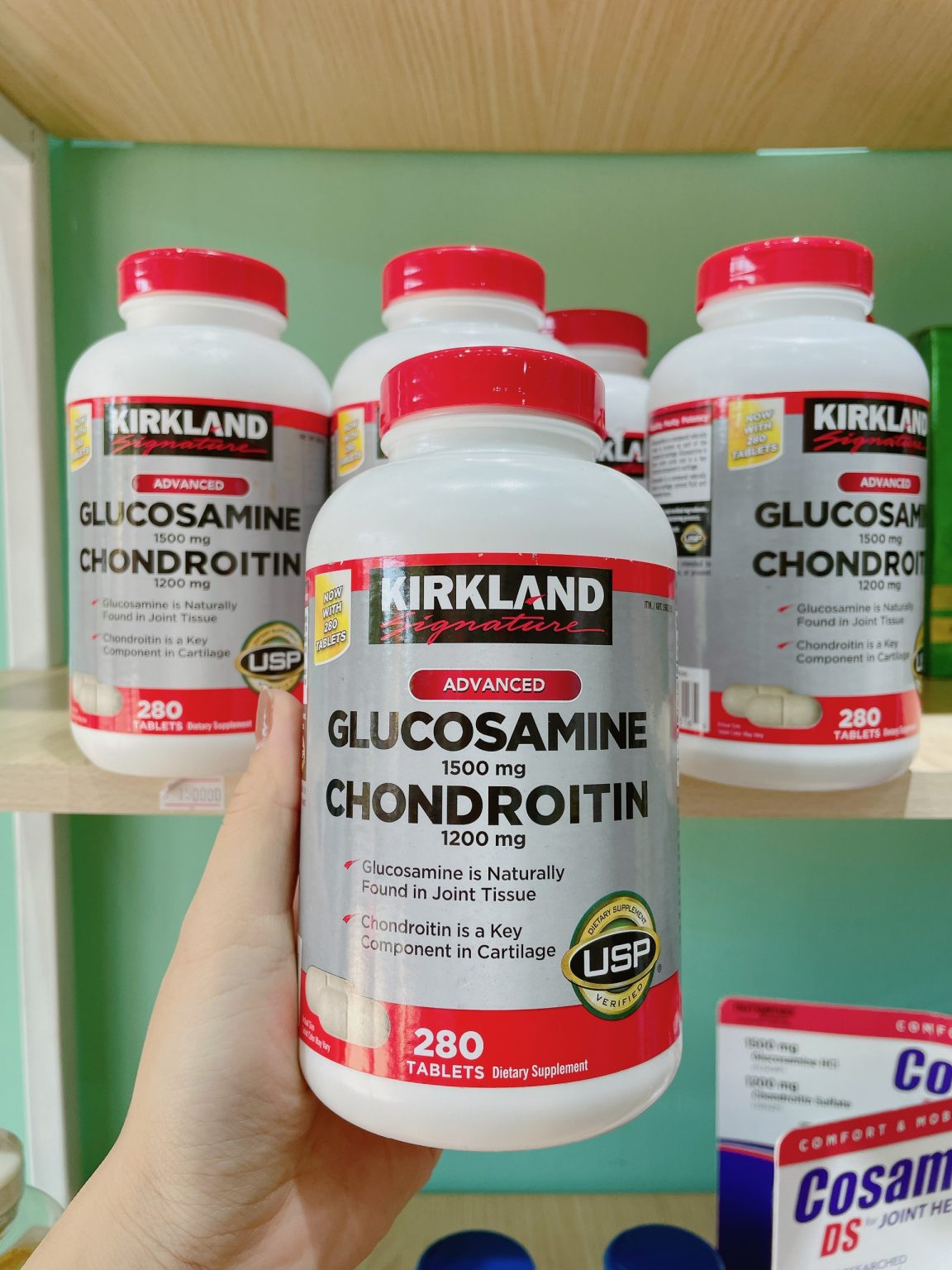 Thuốc bổ khớp Glucosamine Chondroitin Sulfate Kirkland 280V - Vinacine